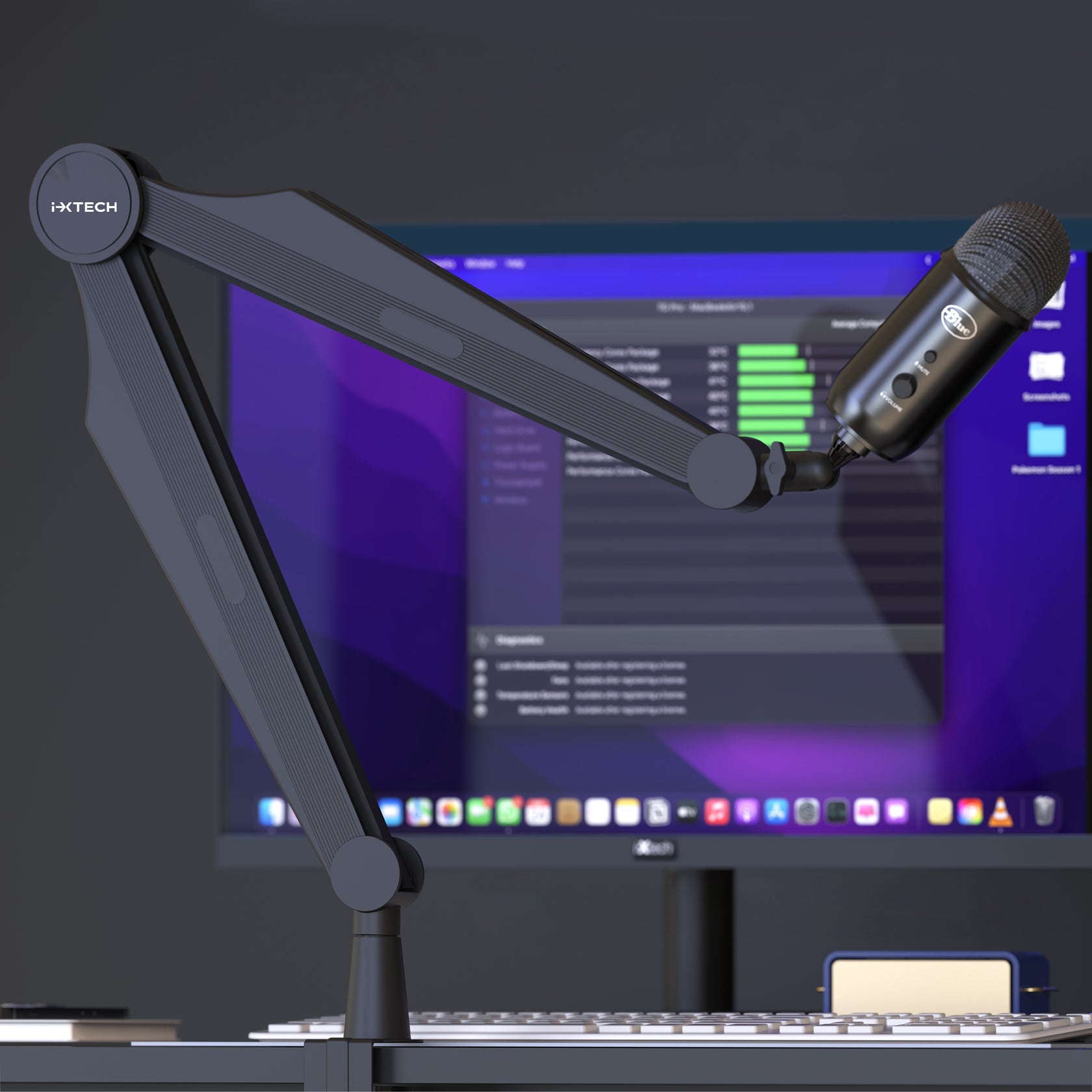 I-XTECH | Captain - Gaming Microphone Boom Arm MI04