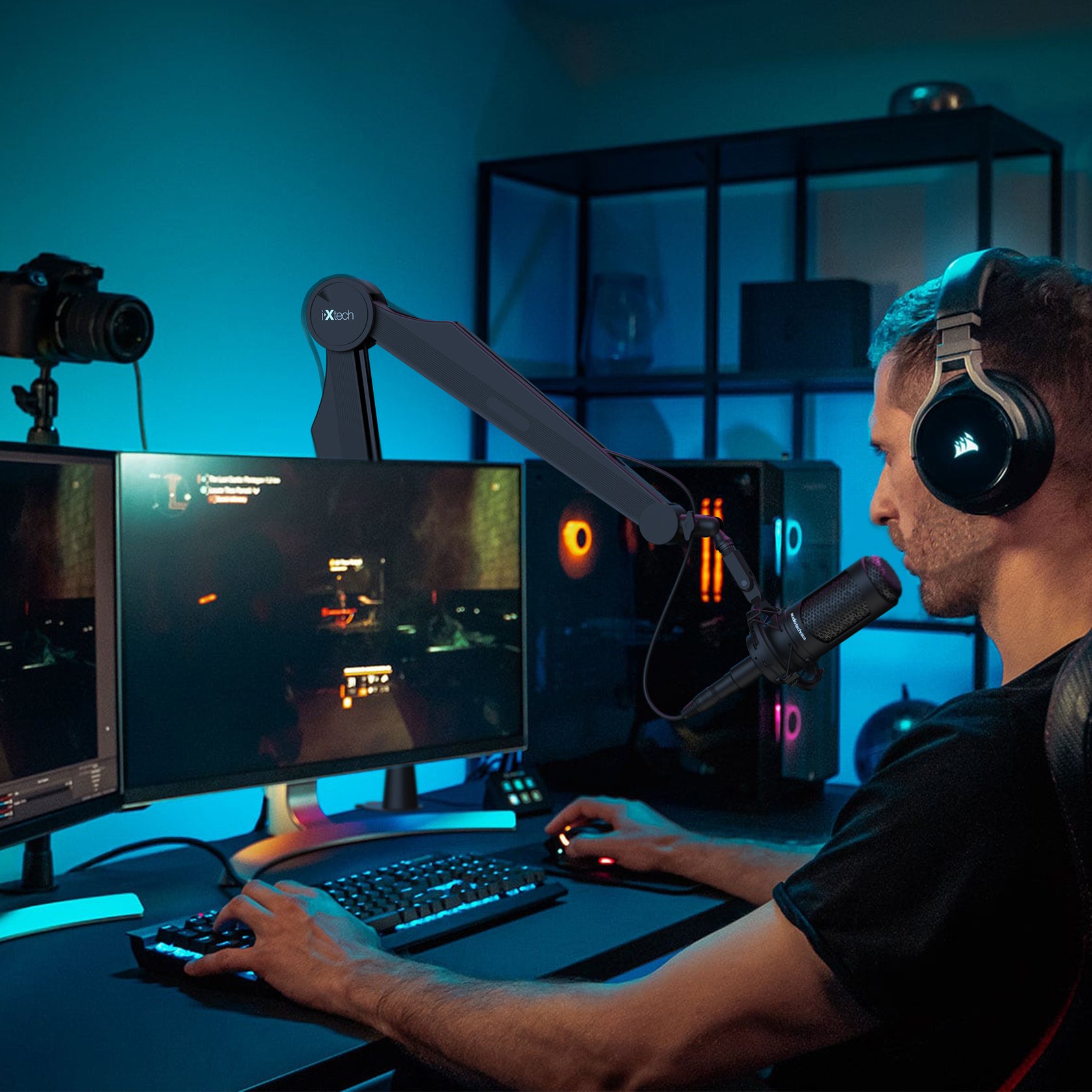 I-XTECH | Captain - Gaming Microphone Boom Arm MI04