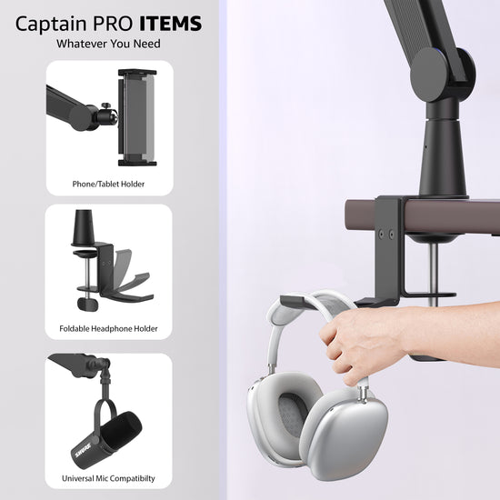I-XTECH | Captain - Gaming Microphone Boom Arm MI04