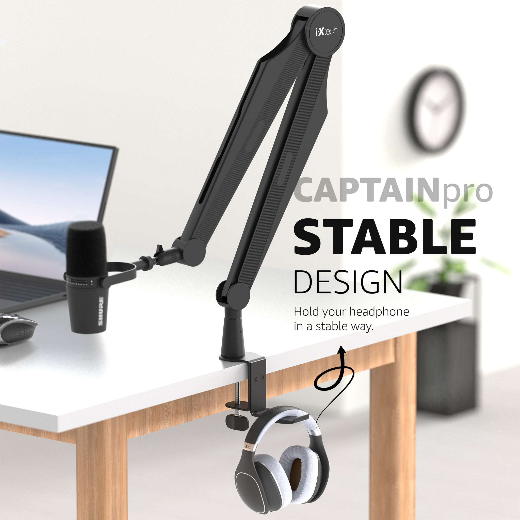 I-XTECH | Captain - Gaming Microphone Boom Arm MI04