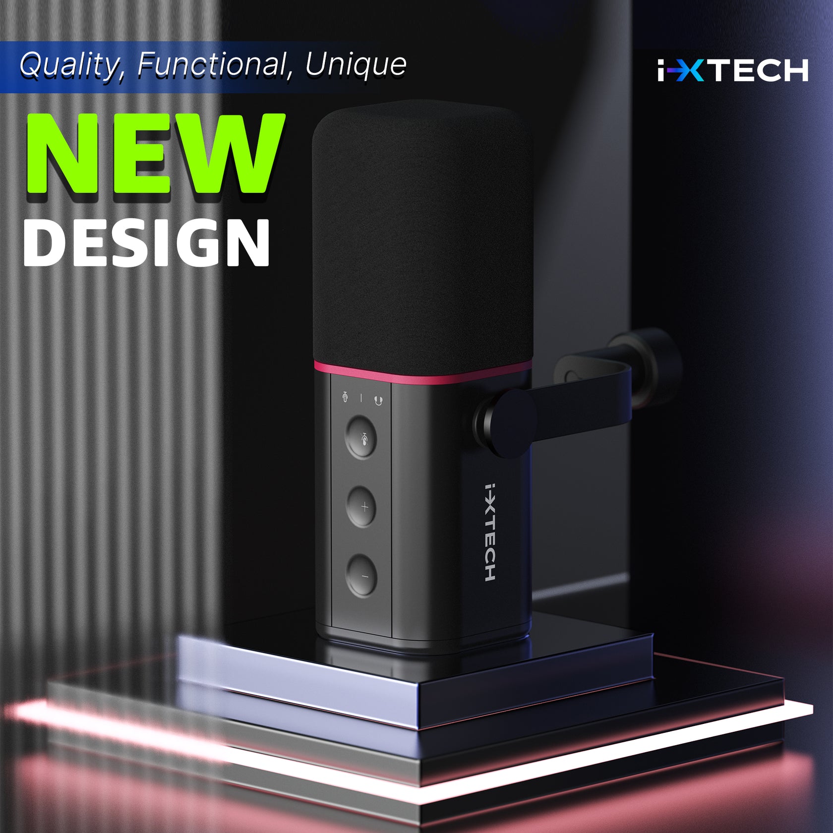 I-XTECH | IX-MIC01 Dynamic Microphone USB/XLR