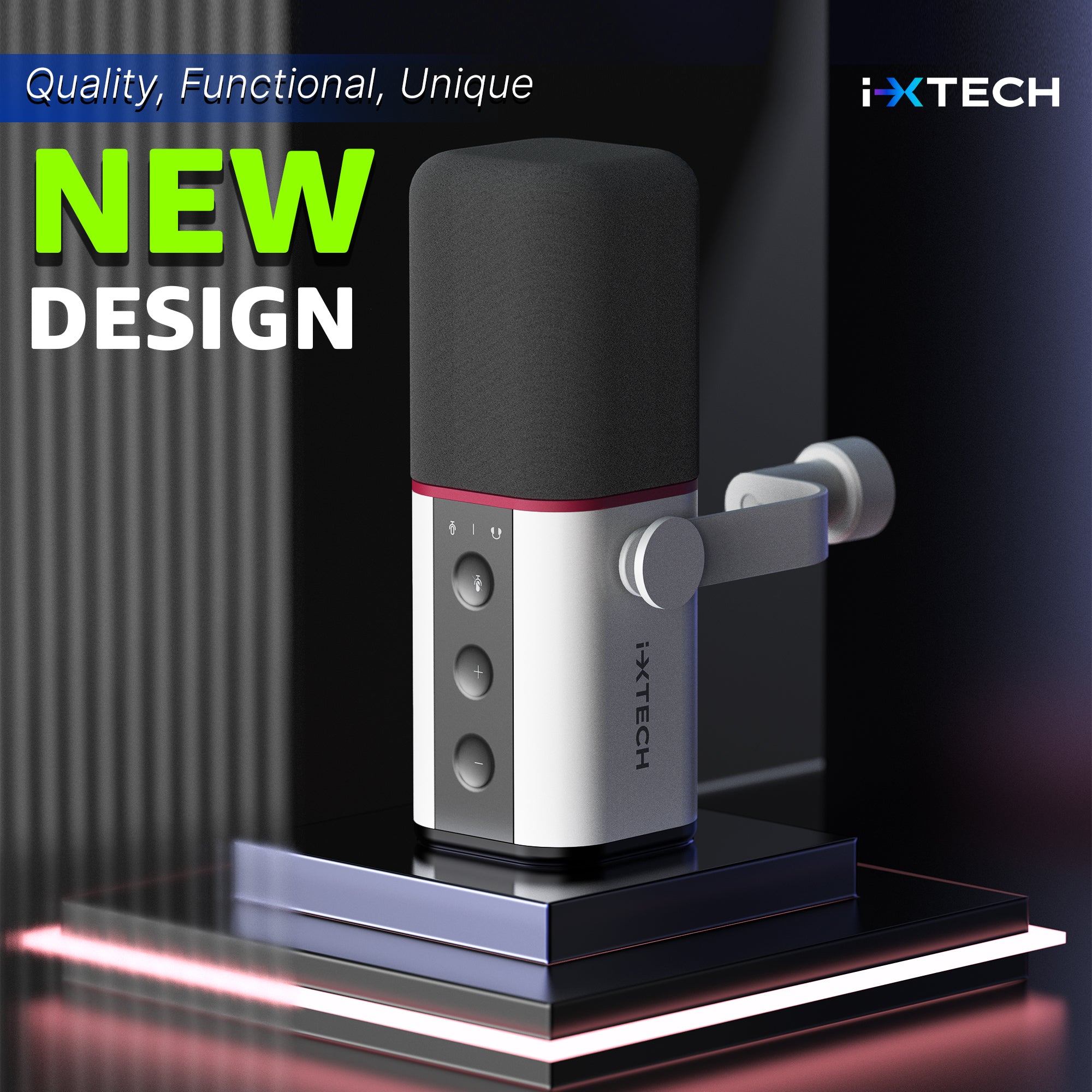 I-XTECH | IX-MIC01 Dynamic Microphone USB/XLR