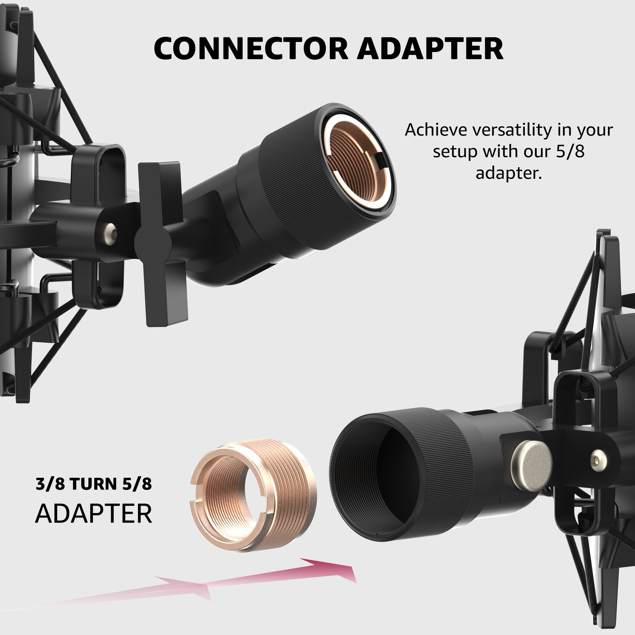 I-XTECH | Microphone Shock Mount Mic Holder Clip for Noise Isolation ...